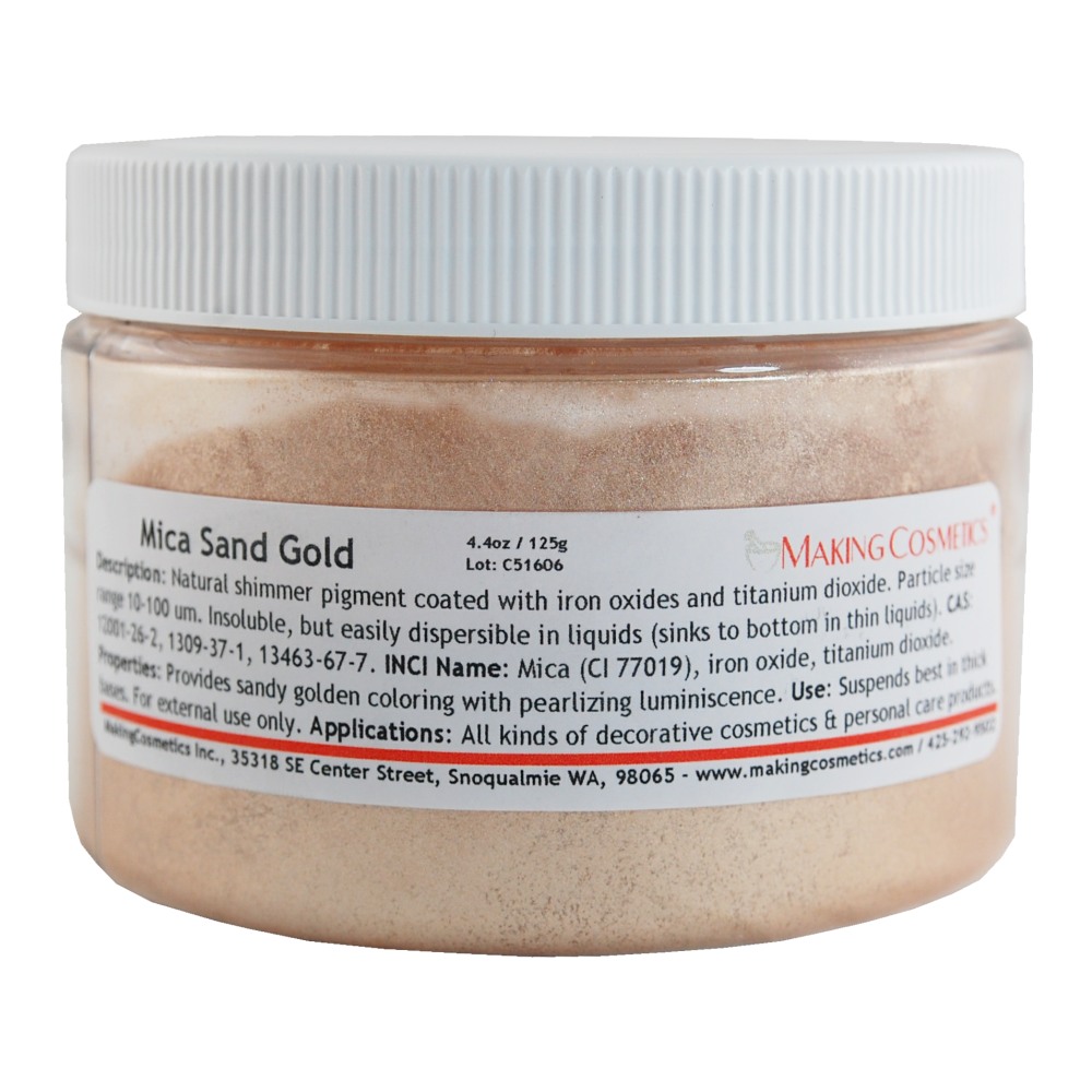 Mica Sand Gold 1225 | MakingCosmetics