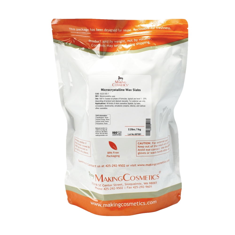 Microcrystalline Wax Slabs 331 | MakingCosmetics