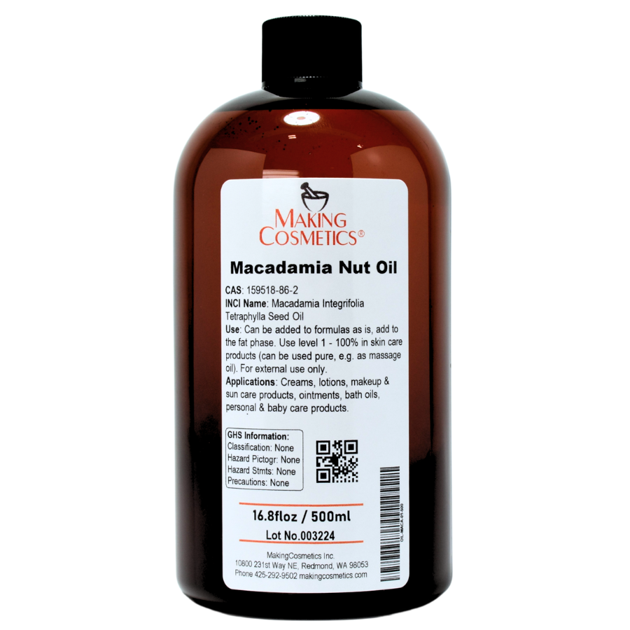 Macadamia Nut Oil 188 | MakingCosmetics