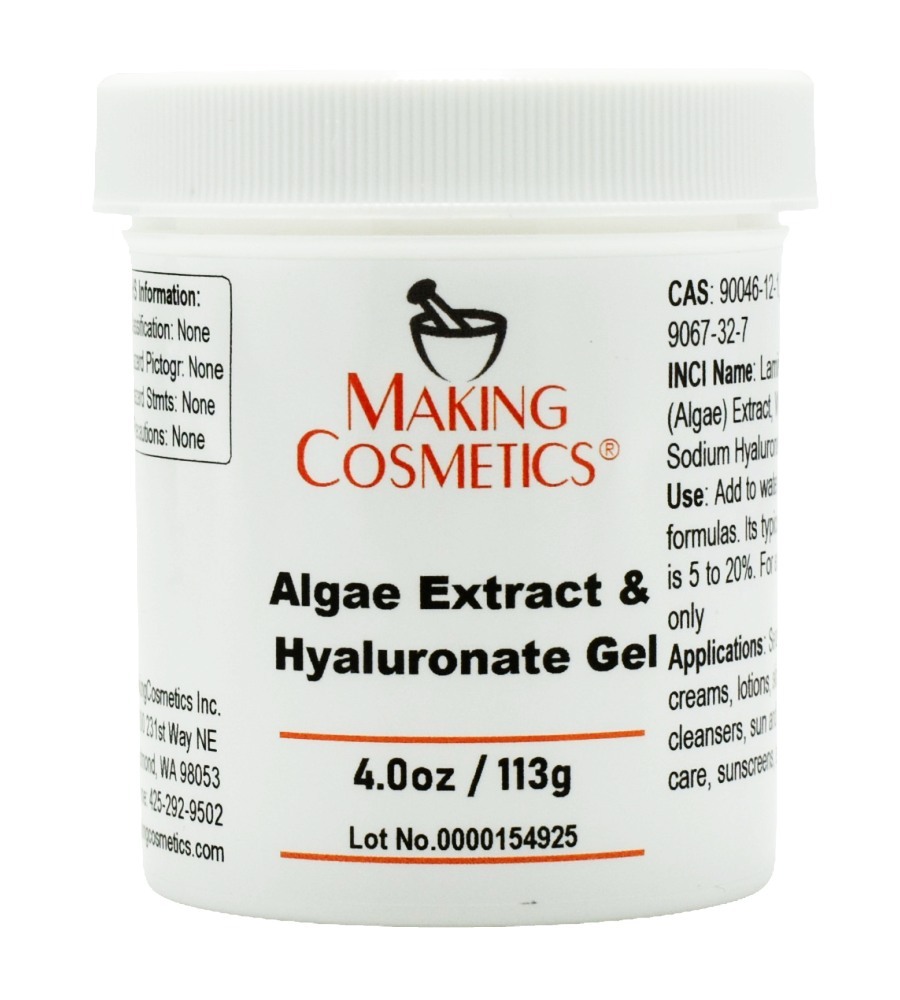 Laminaria Algae Extract & Hyaluronate Gel | Making Cosmetics ...