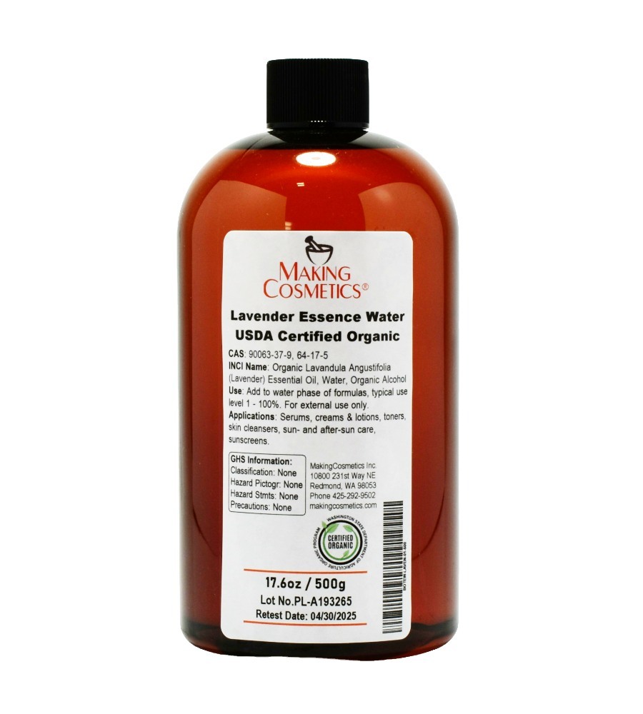 Lavender Essence Water, USDA Certified Organic 1594 | MakingCosmetics